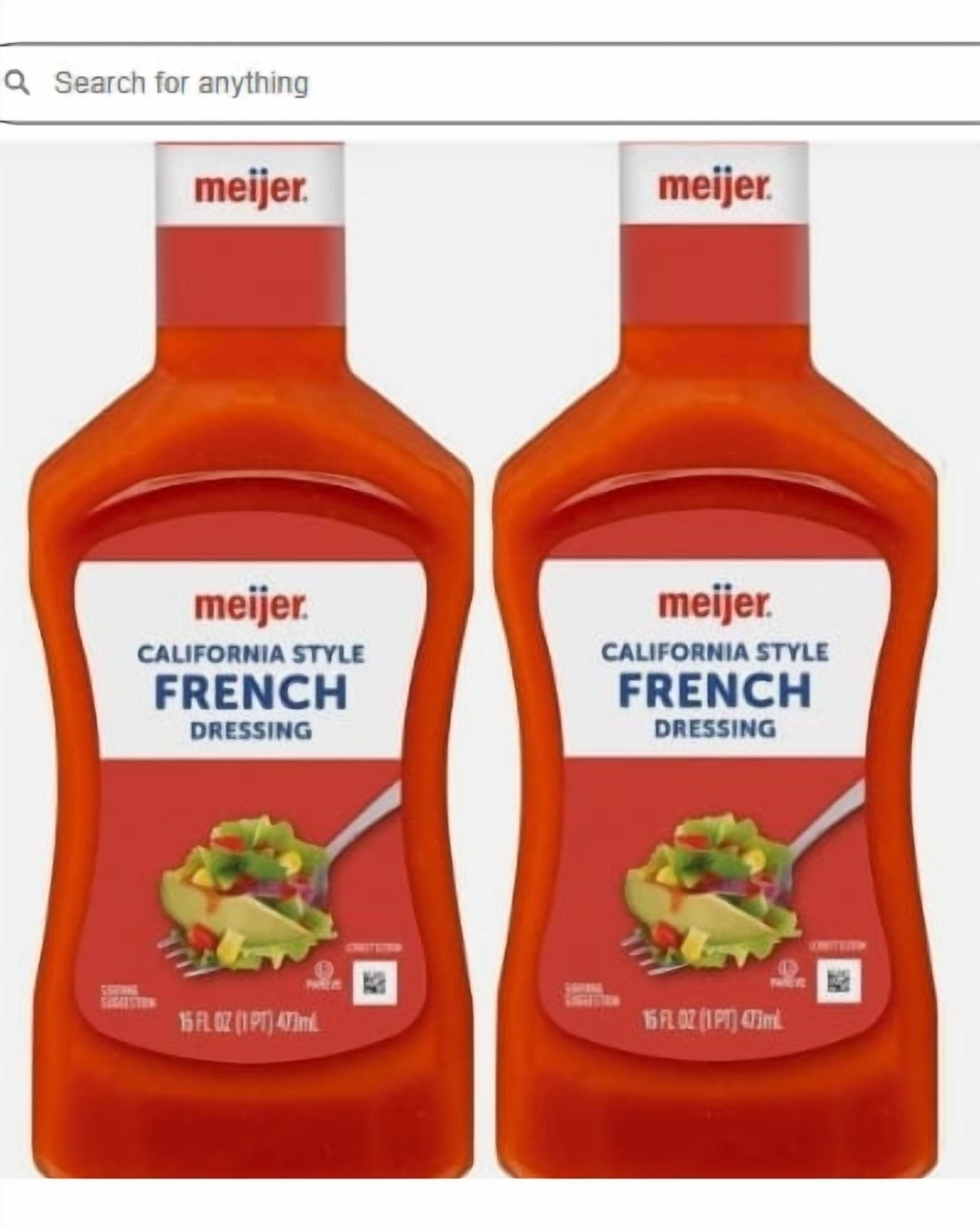 California French Style Dressing, 2 Bottles, 16 Oz Each - Walmart.com