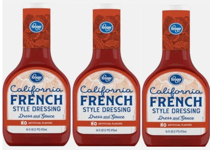 California French Style Salad Dressing, 3 Bottles, 16 oz - Walmart.com