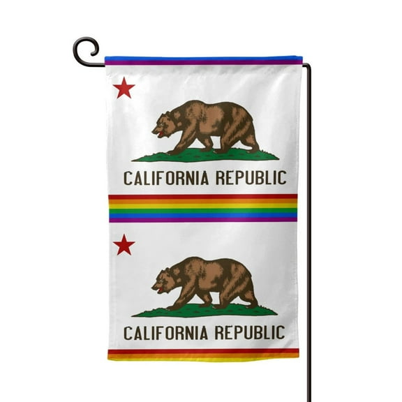 Gyryp Hippie Soul Spirit Rainbow Sunflower Garden Flag Vertical Double ...