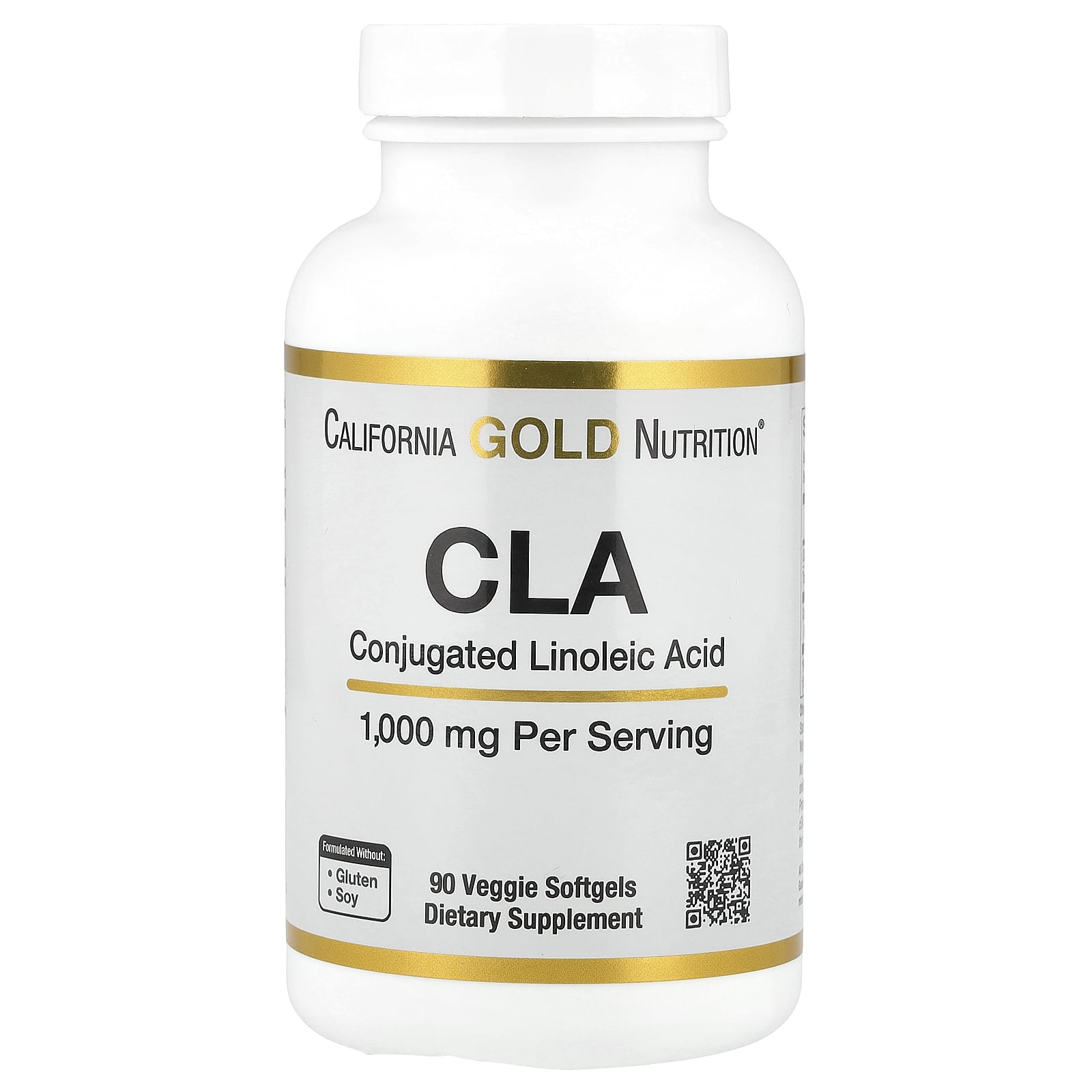California Gold Nutrition CLA 1,000 mg, Conjugated Linoleic Acid, Lean ...