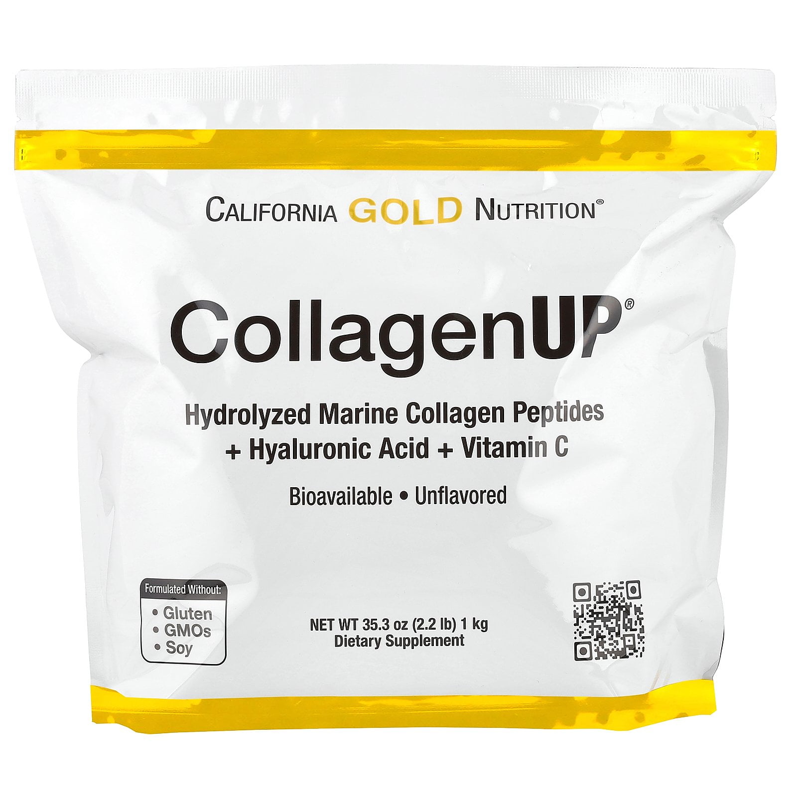 California Gold Nutrition CollagenUP, Marine Collagen Peptides ...