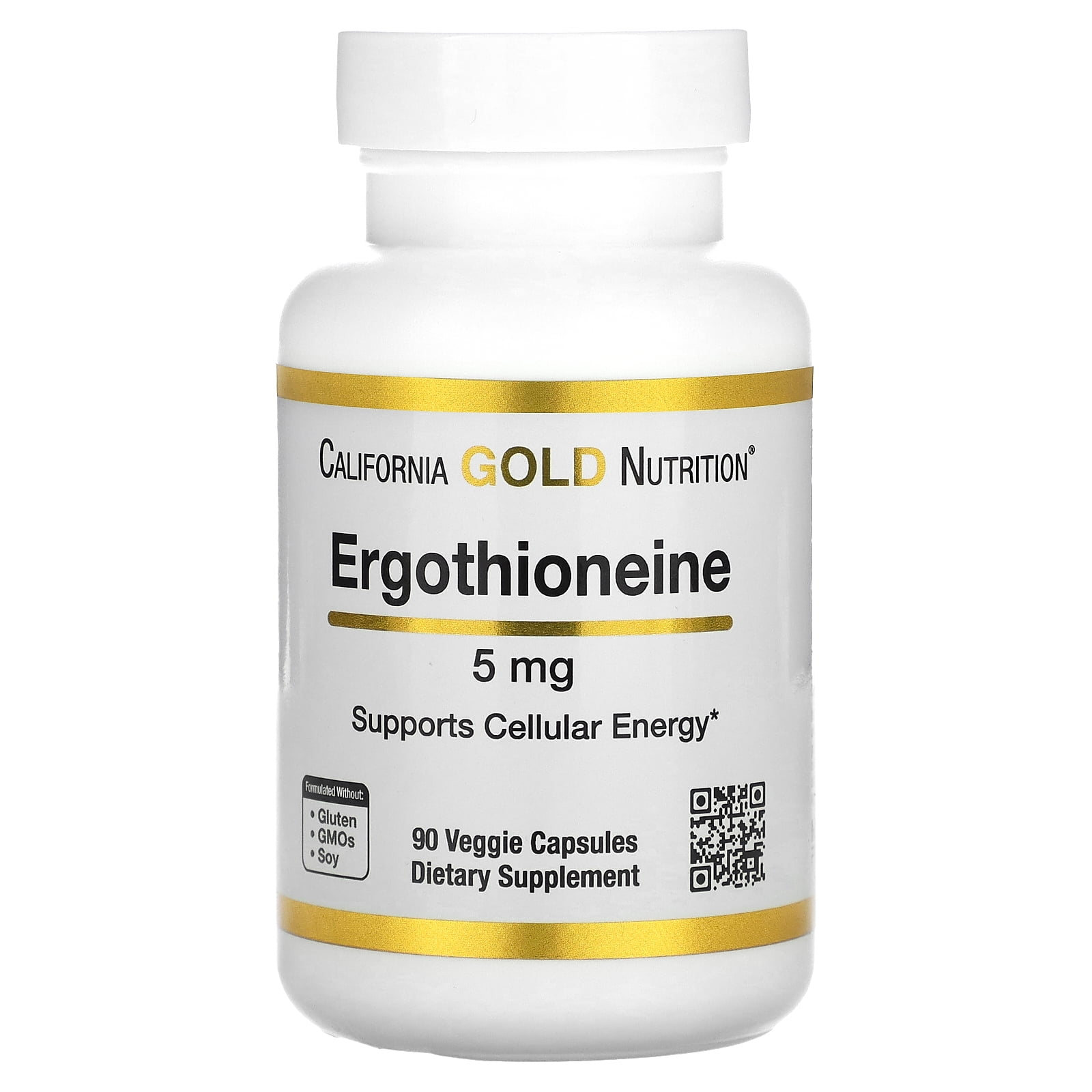 California Gold Nutrition Ergothioneine, 5 mg Veggie Capsules ...
