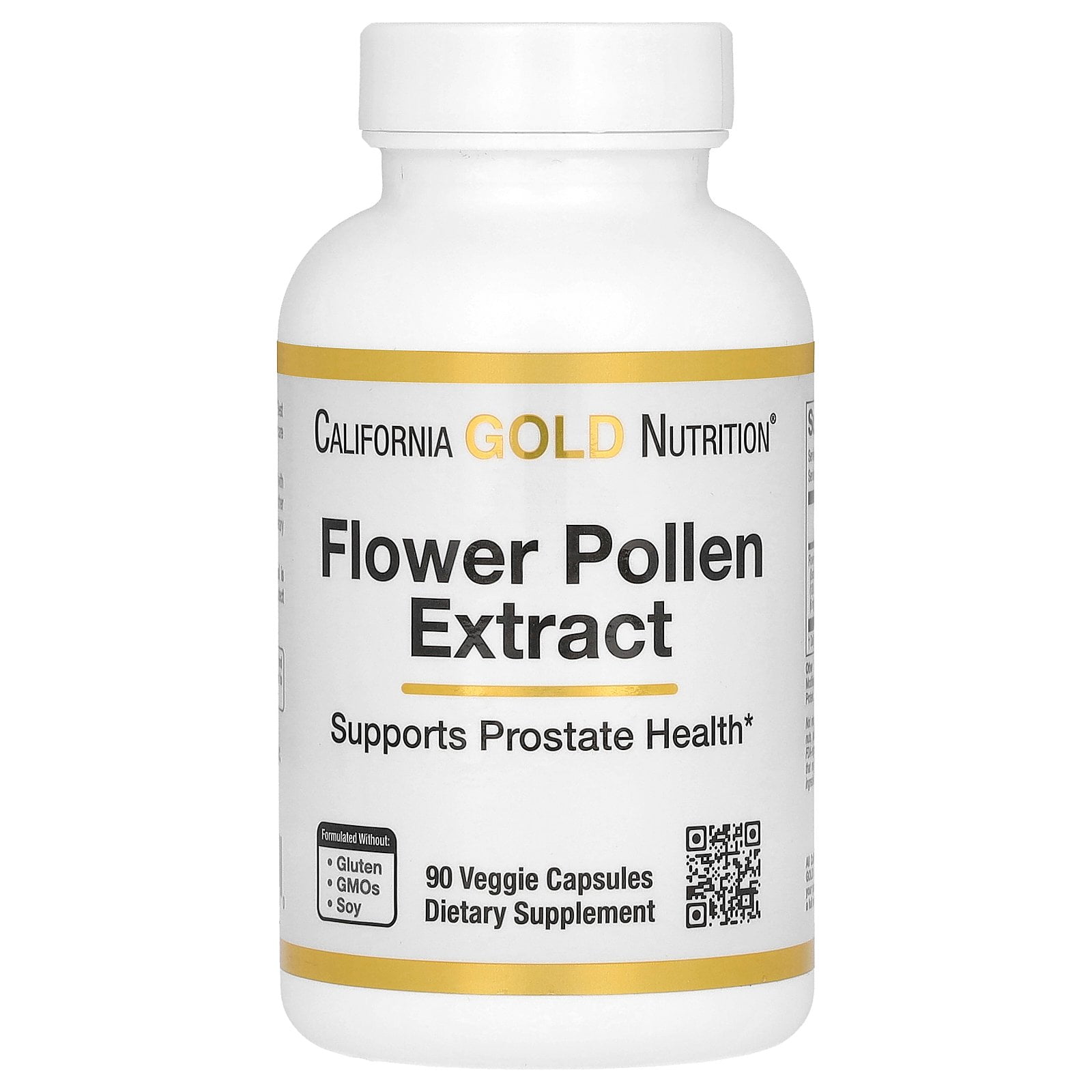 California Gold Nutrition Flower Pollen Extract Blend, 90 Veggie ...