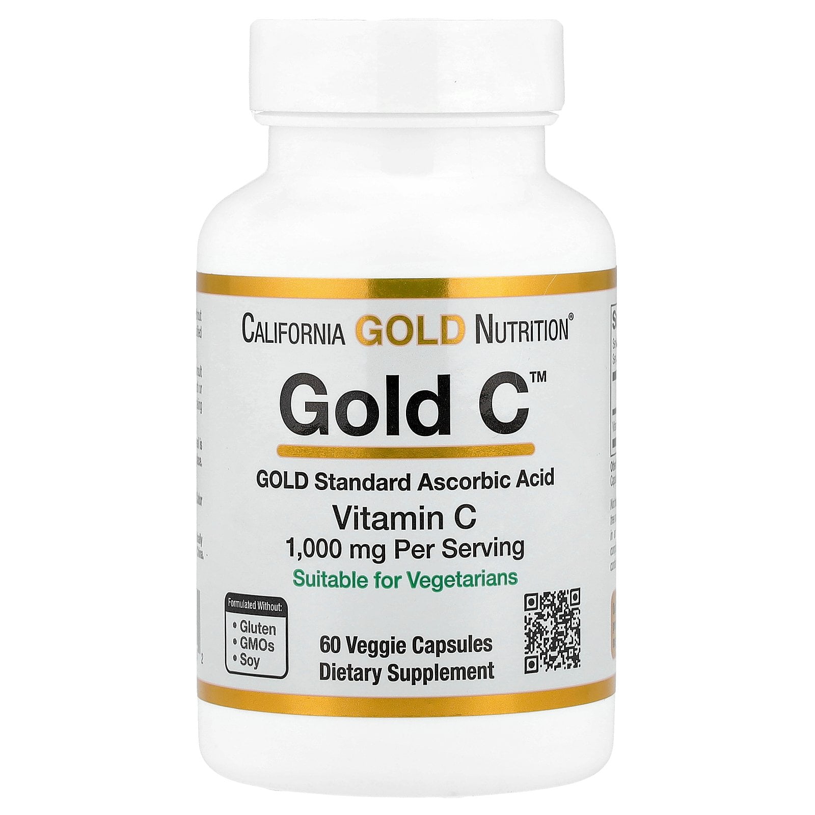 California Gold Nutrition Antioxidant Ascorbic Acid Gold C, USP Grade ...