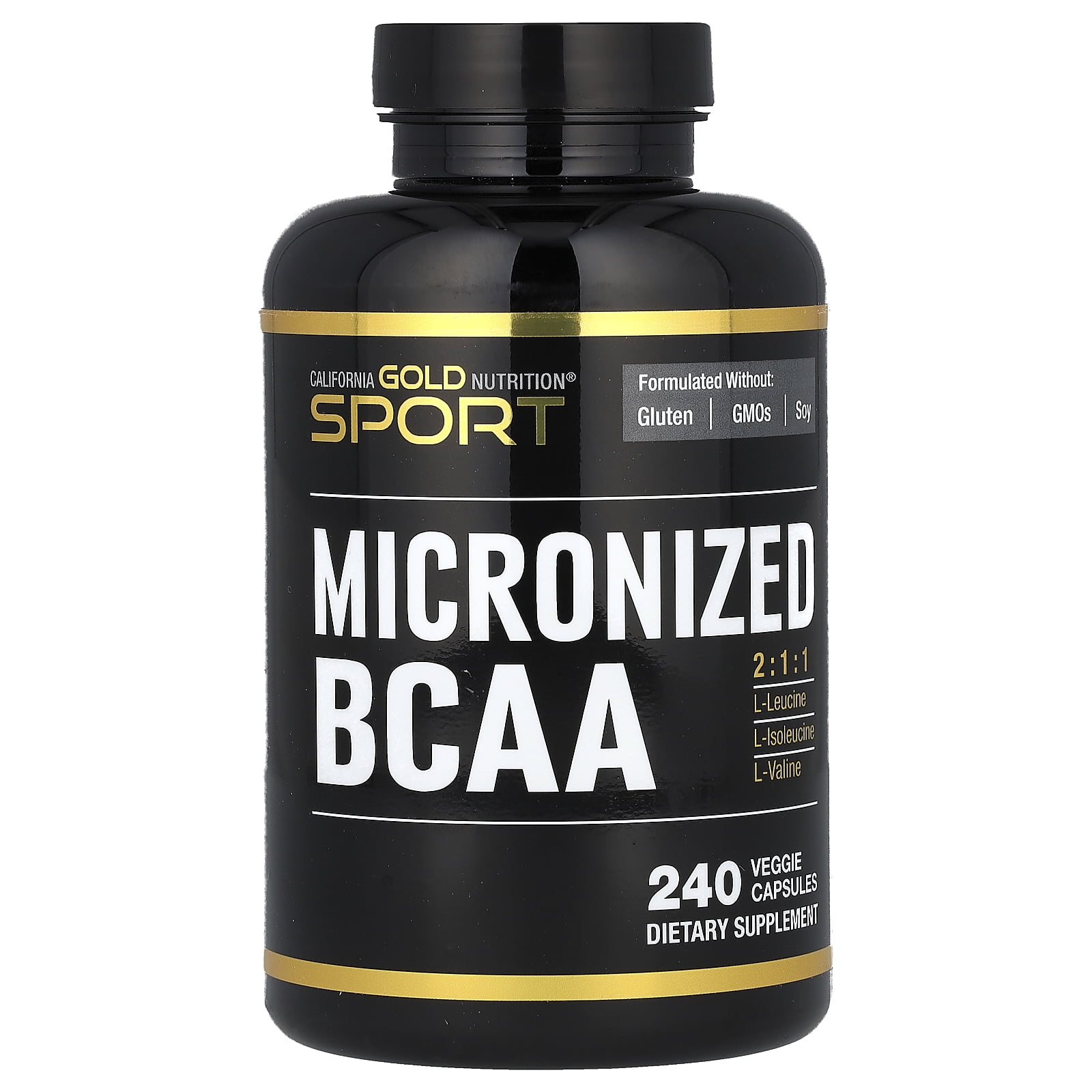 California Gold Nutrition Sport, Micronized BCAA, Branched Chain Amino ...