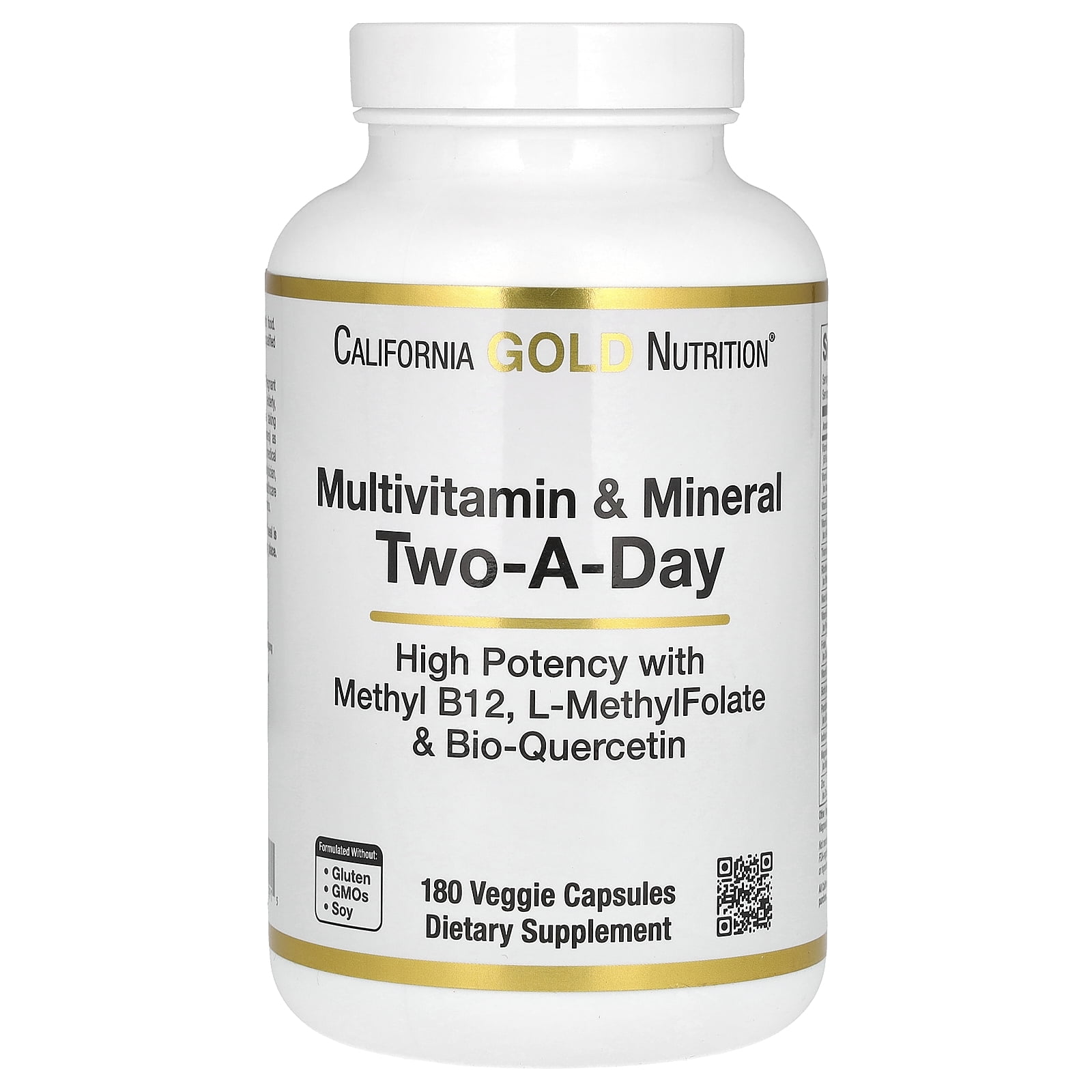 California Gold Nutrition Multivitamin and Mineral with Methyl B12 ...