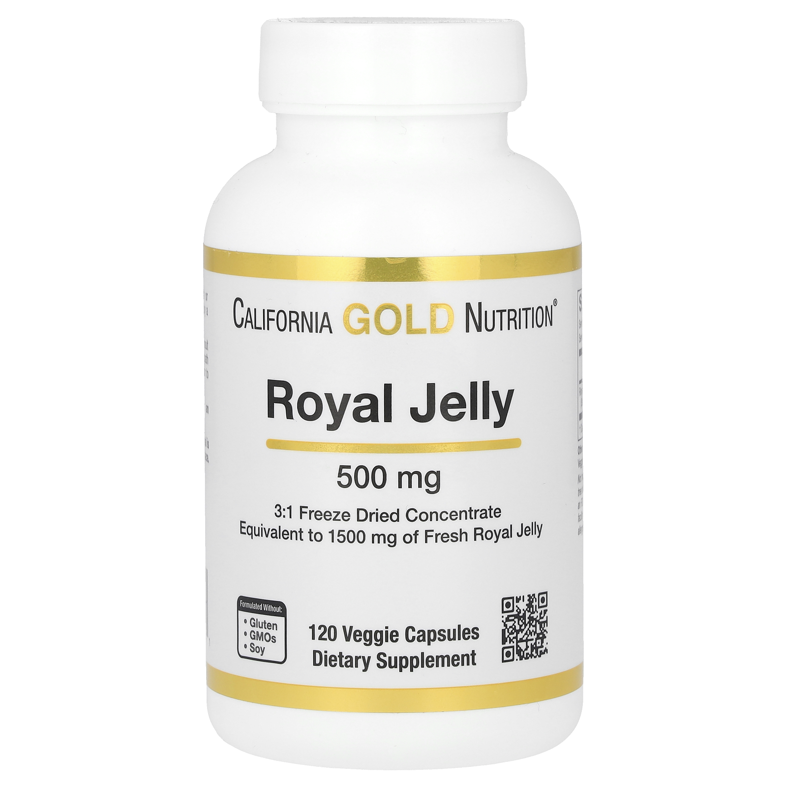 NOW Supplements, Royal Jelly 1500 mg with 10-HDA (Hydroxy-D-Decenoic ...