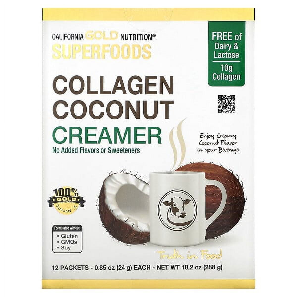 California Gold Nutrition, Superfoods, Collagen Coconut Creamer ...