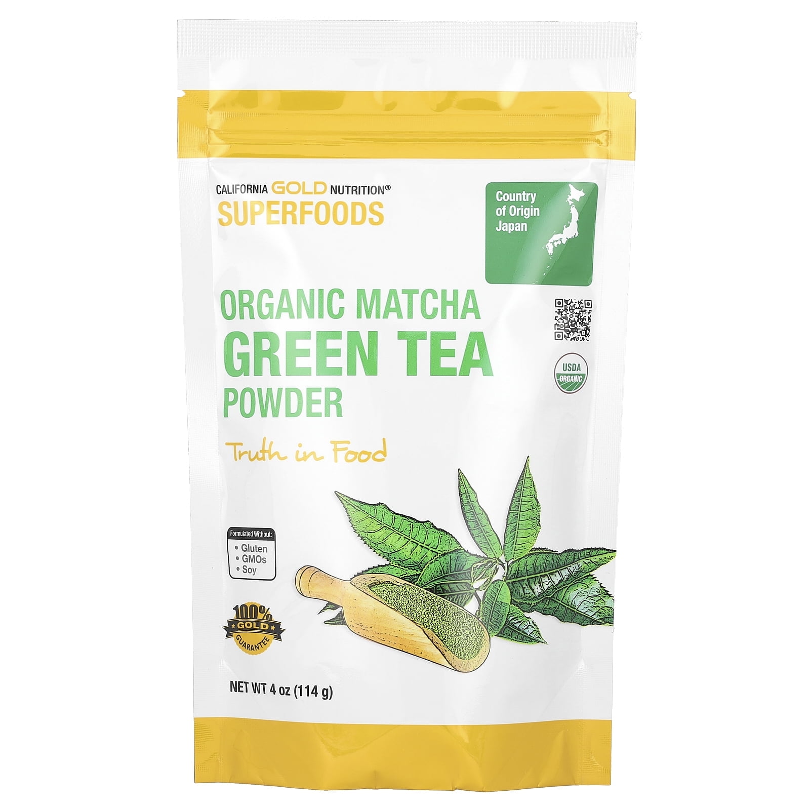 California Gold Nutrition Superfoods, Organic Japanese Matcha Green Tea ...