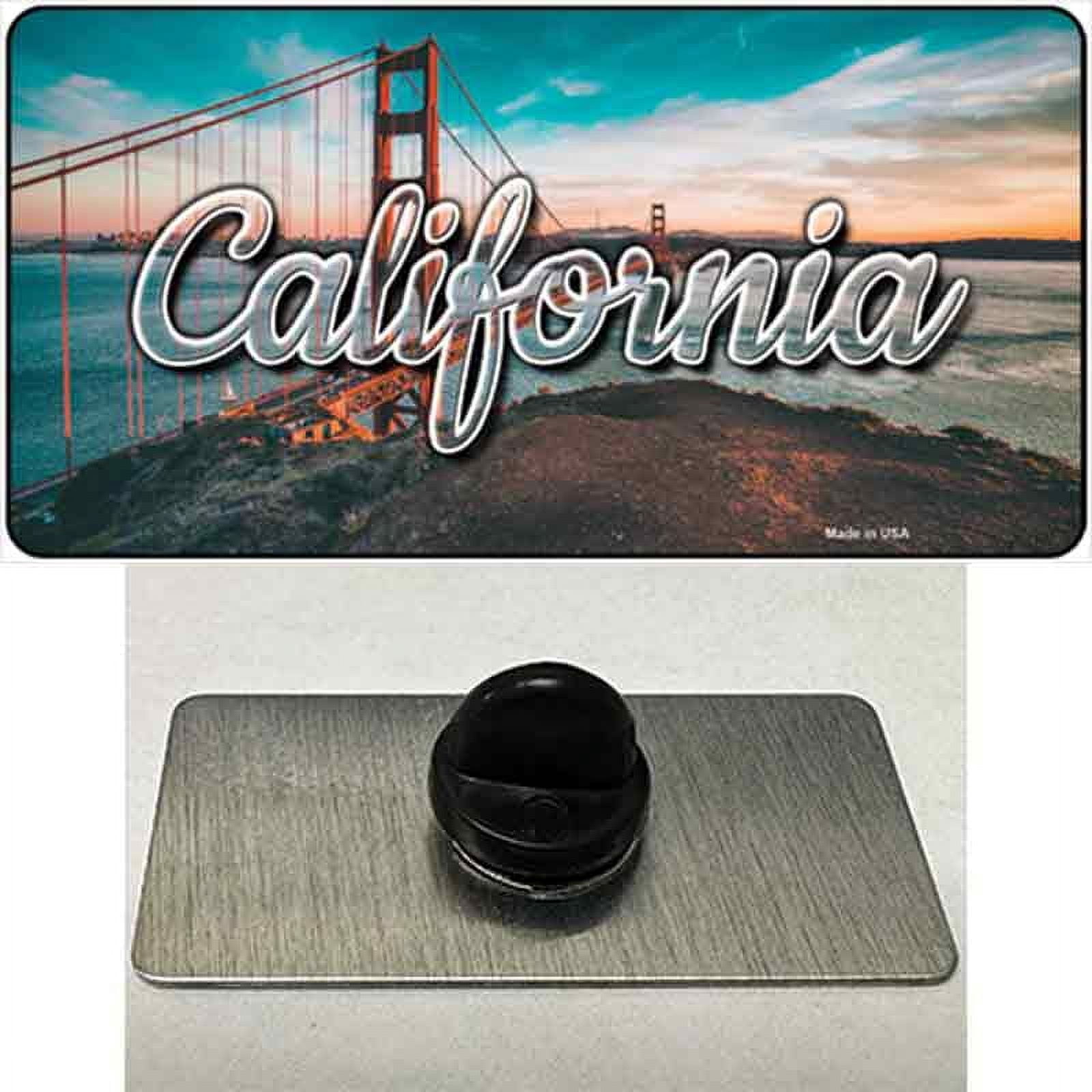 California Golden Gate Bridge State Novelty Metal Hat Pin 1.5" x 0.75 ...