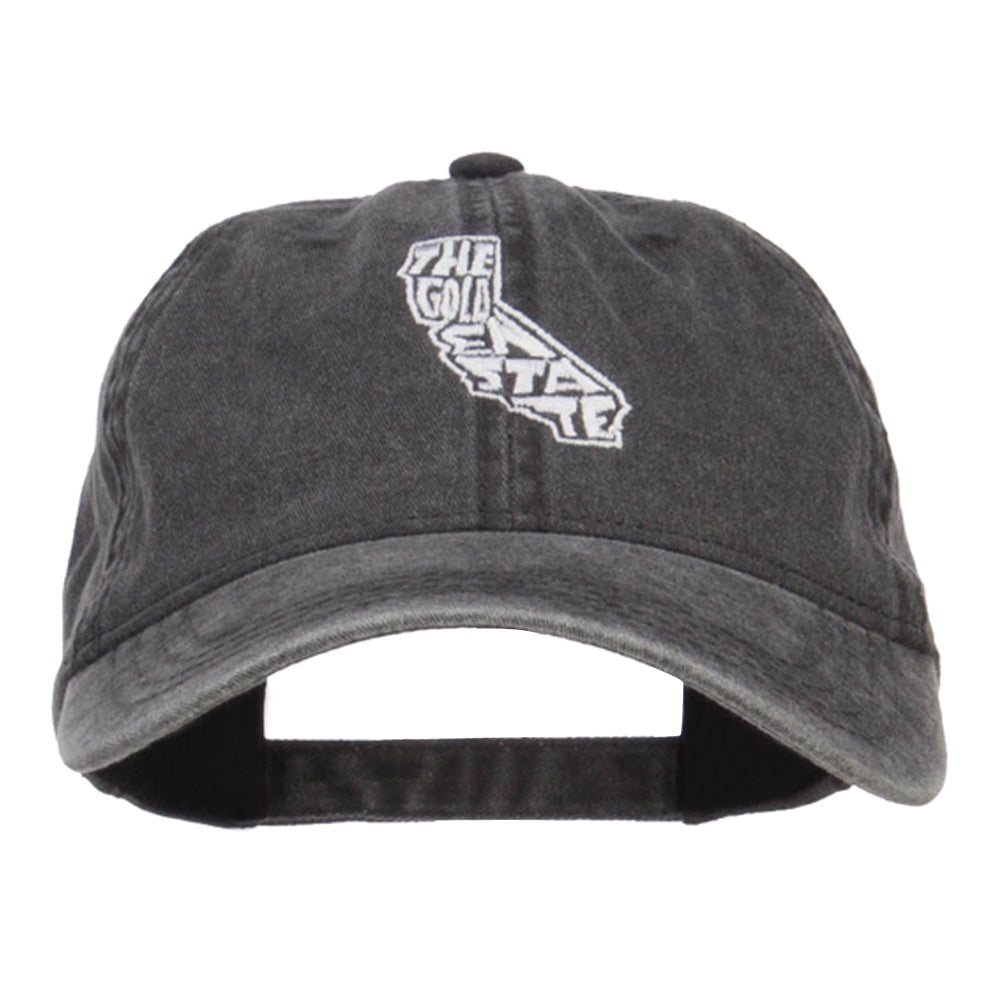 California Golden State Embroidered Cap - Black OSFM - Walmart.com