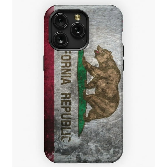 California Grunge Style State Bear Flag Distressed A799 Phone Case for ...