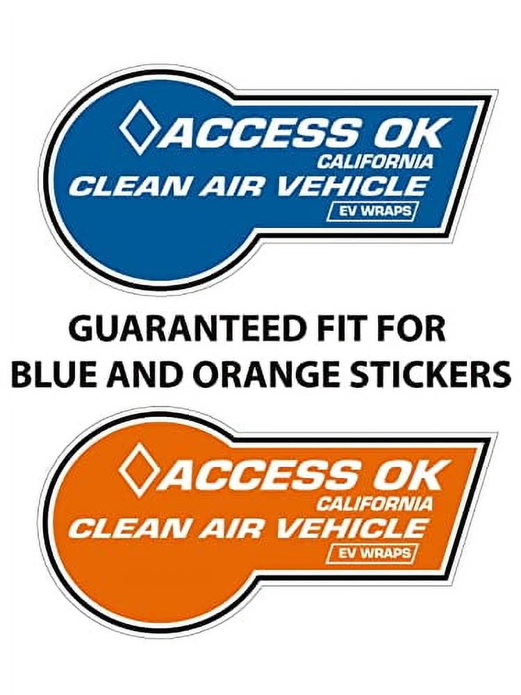 California HOV Stickers 3M Paint Protection Film - 2021 (for Blue ...