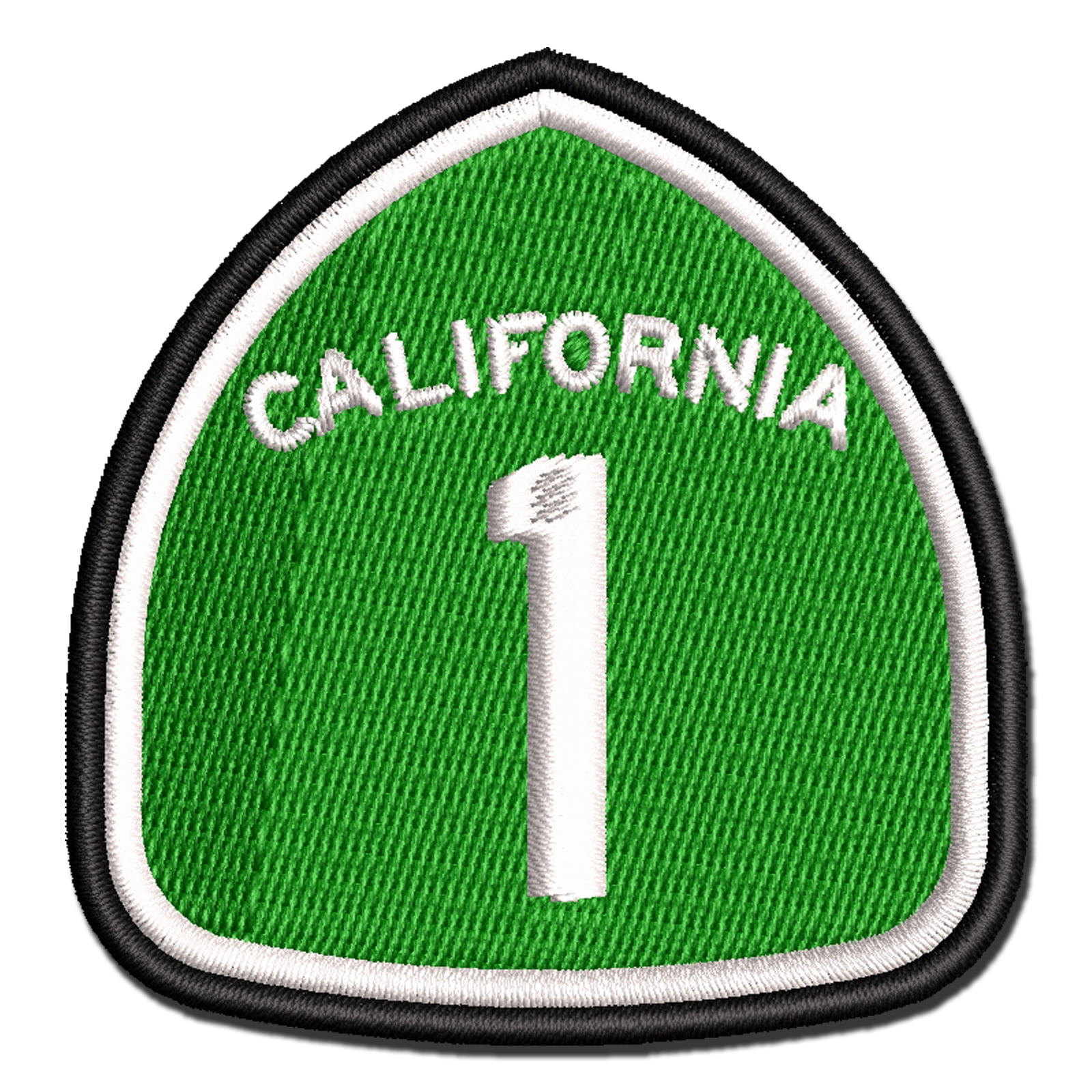 California Highway One Pacific Coast Sign Applique Multi-Color ...
