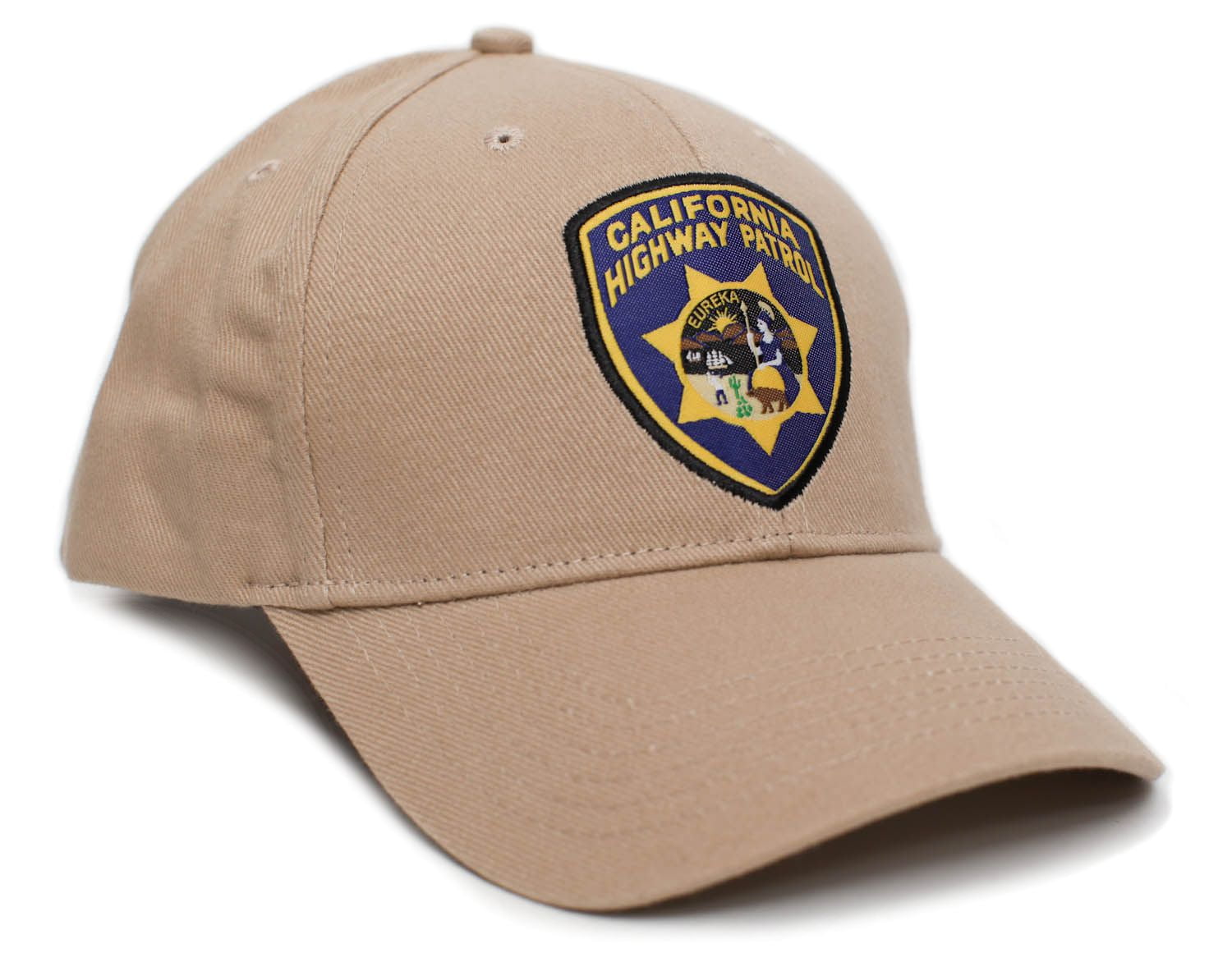California Highway Patrol Eureka Badge Applique Hat Cap Adult One-Size ...