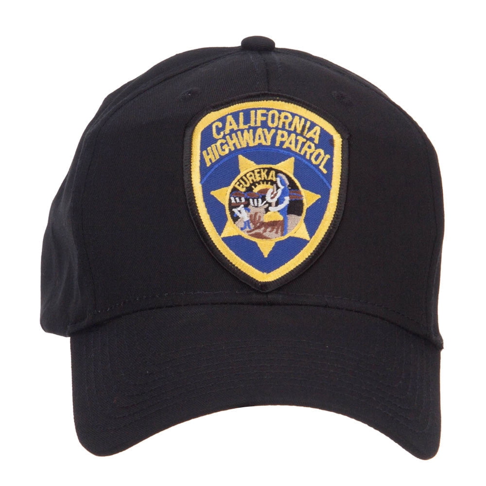 California Highway Patrol Patched Cap - Black OSFM - Walmart.com