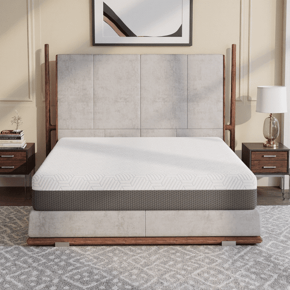 California King 10 Inch Cooling Gel Memory Foam Mattress, Medium Firm ...