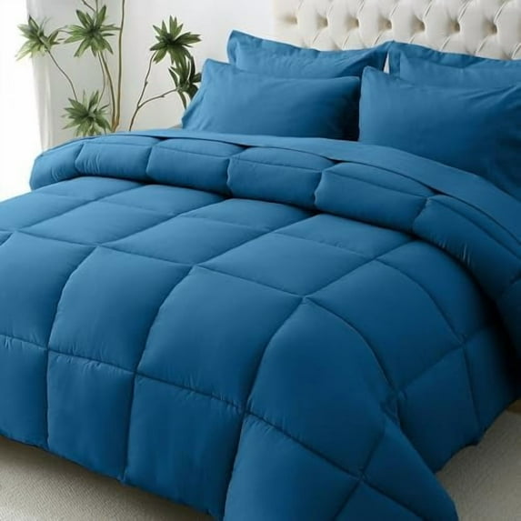 California King Comforter Set, Ultra-Soft Bed in a Bag Cal King Size 7 ...