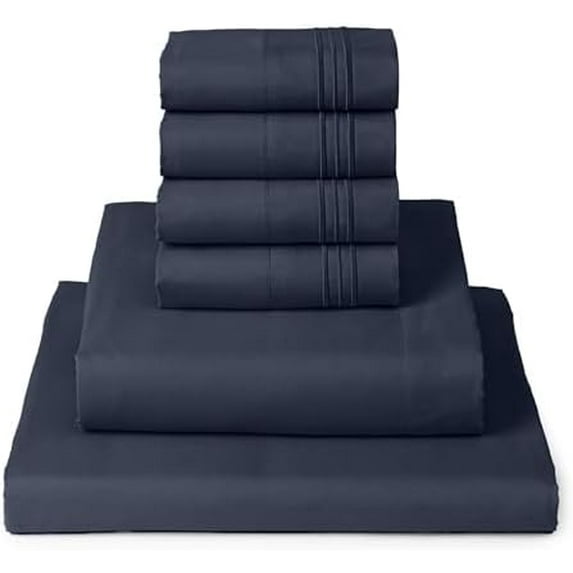 California King Sheet Set - 6-Piece Iconic Collection Bedding ...