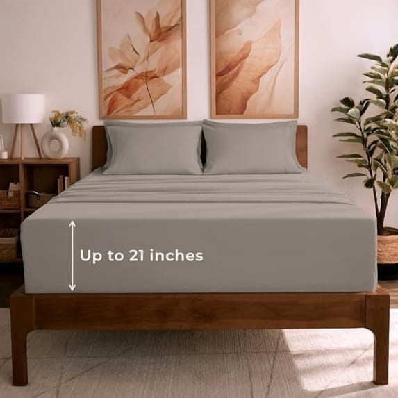 California King Sheet Set - 6-Piece Iconic Collection Bedding ...