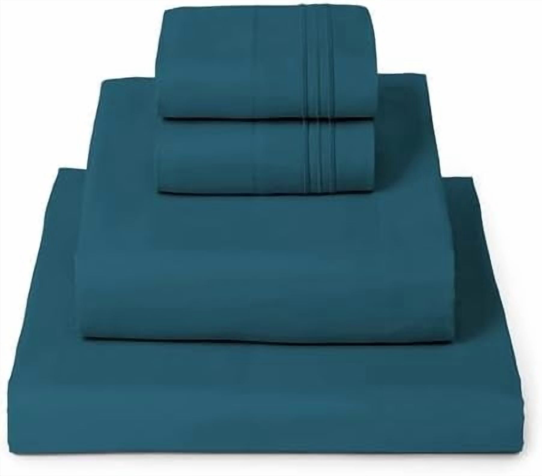 California King Sheets Set - 4 PC Iconic Collection Bedding - Hotel ...