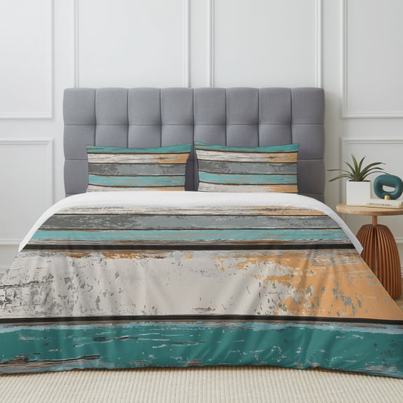 California King Size Duvet Cover 4 Piece Bedding Set Shabby Chic ...