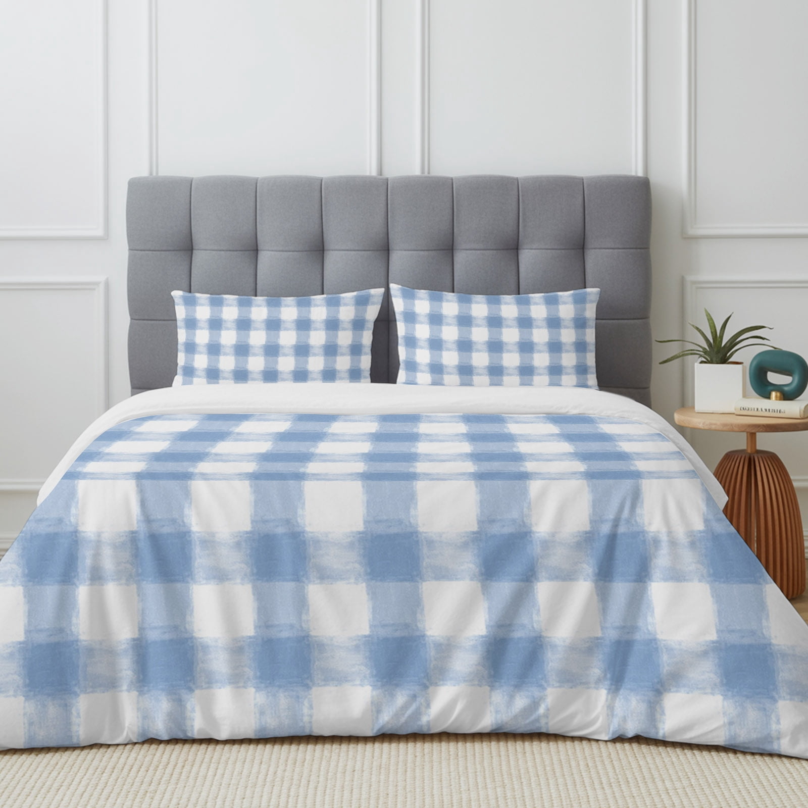 California King Size Duvet Cover 4 Piece Bedding Set Watercolor ...