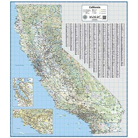 32x50 RMC Classic United States USA Wall Map Framed Edition - Black ...