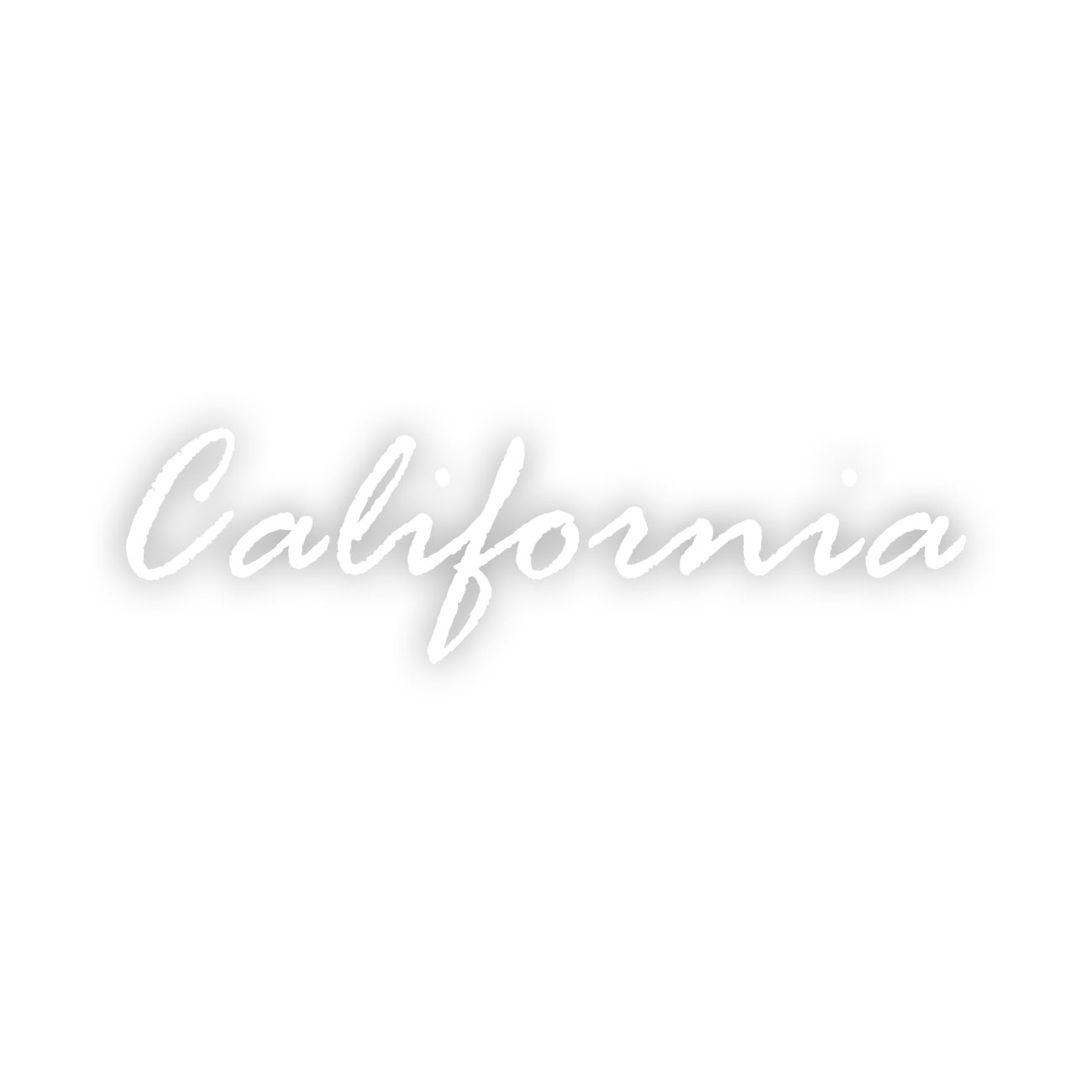 California License Plate Font Sticker Decal Die Cut - Self Adhesive ...
