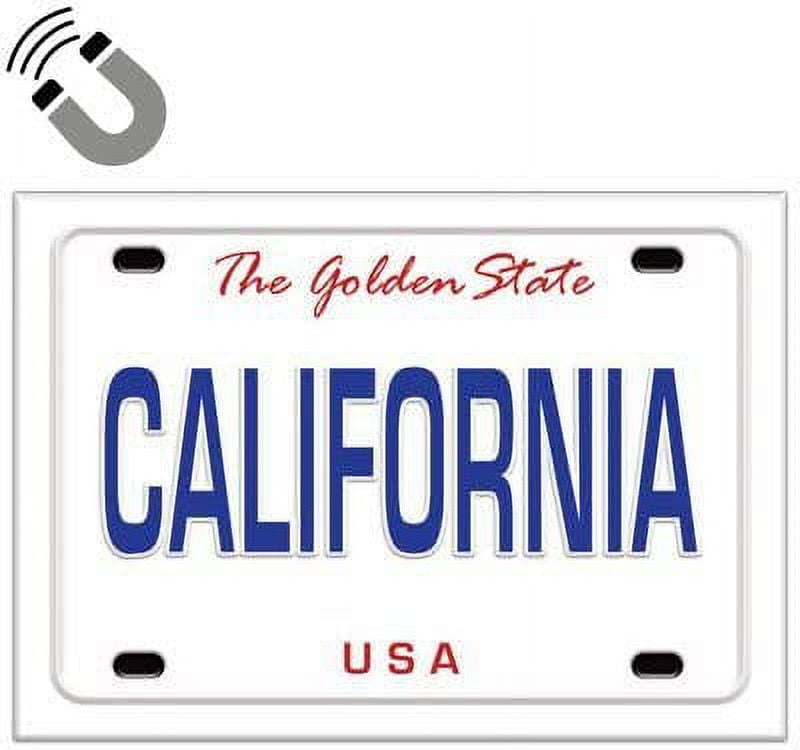 California License Plate Fridge Collector's Souvenir Magnet Classic ...