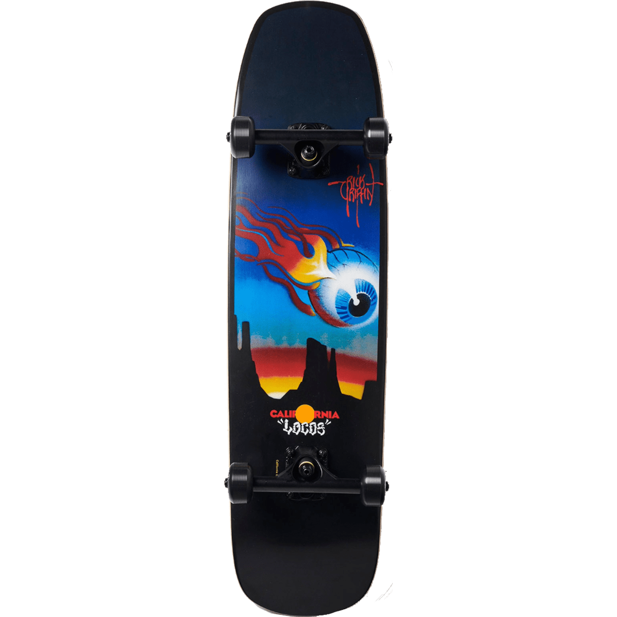 California Locos Rick Griffin Monument Eyeball Complete Skateboard 8.25 ...