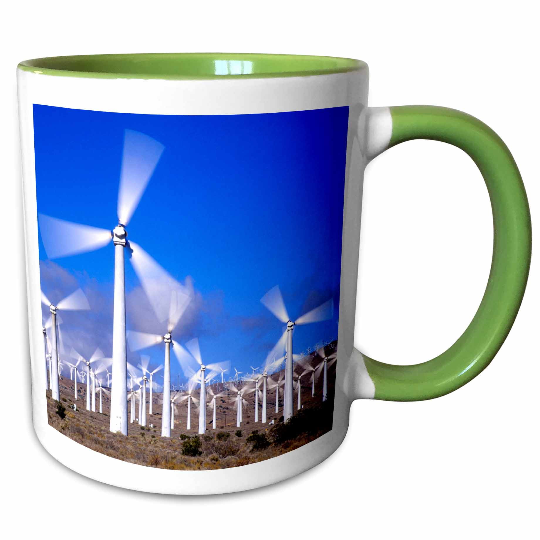 3drose, California, Mojave. Wind Turbine Energy Farm - Us05 Bja0192 ...