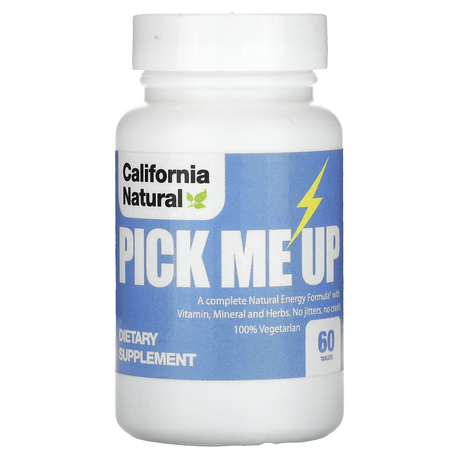 California Natural Pick Me Up Vitamin - 60 Capsules - Walmart.com