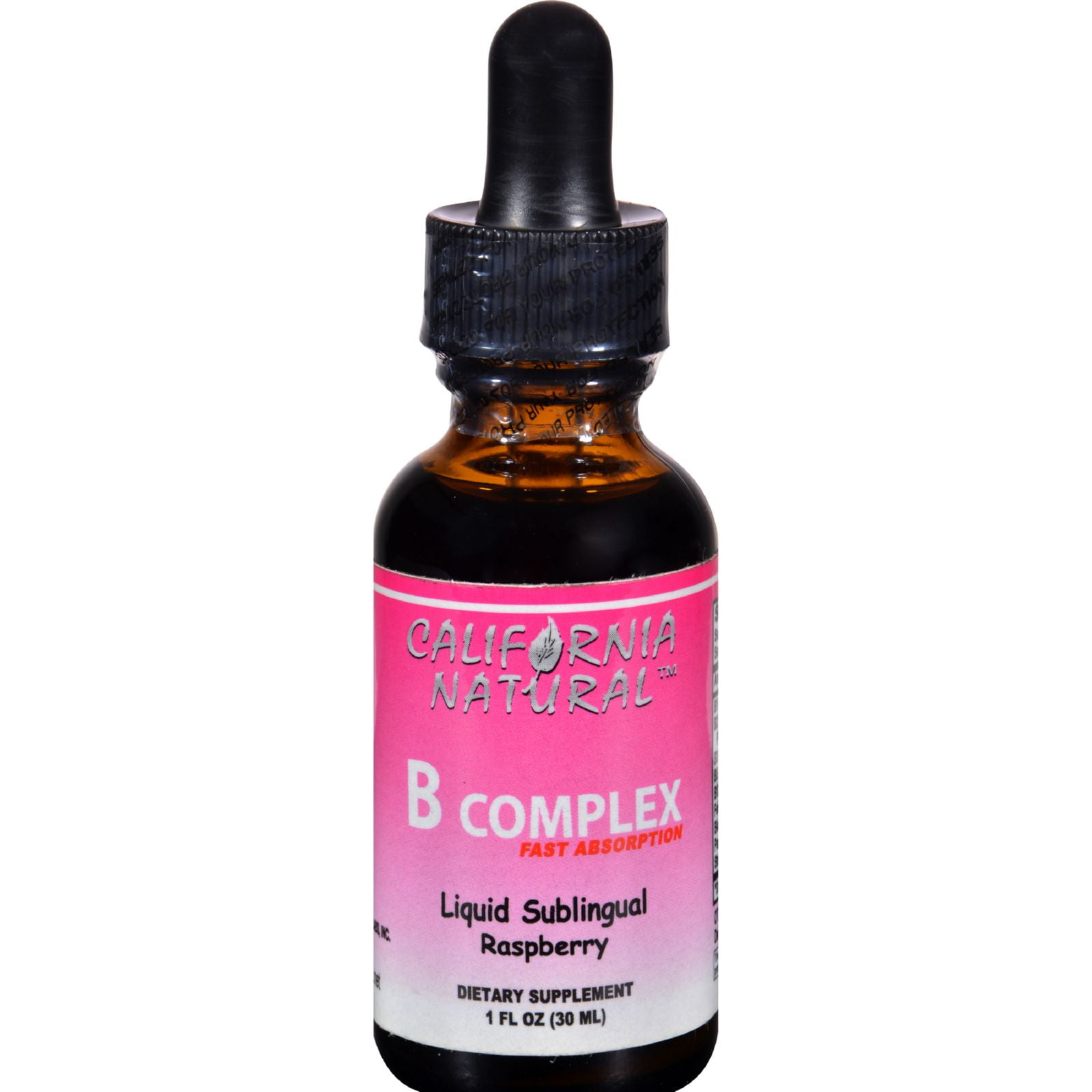 California Natural Vitamins - B Complex Liquid 1 oz - Walmart.com