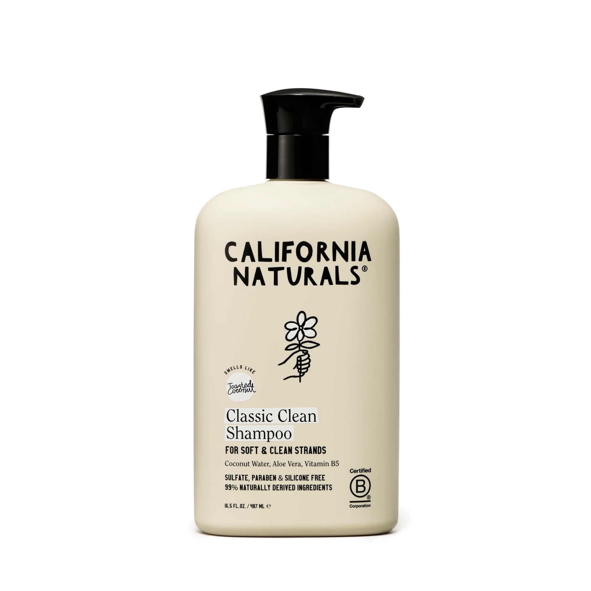 California Naturals Classic Clean Shampoo, Toasted Coconut, 16.5 fl oz ...