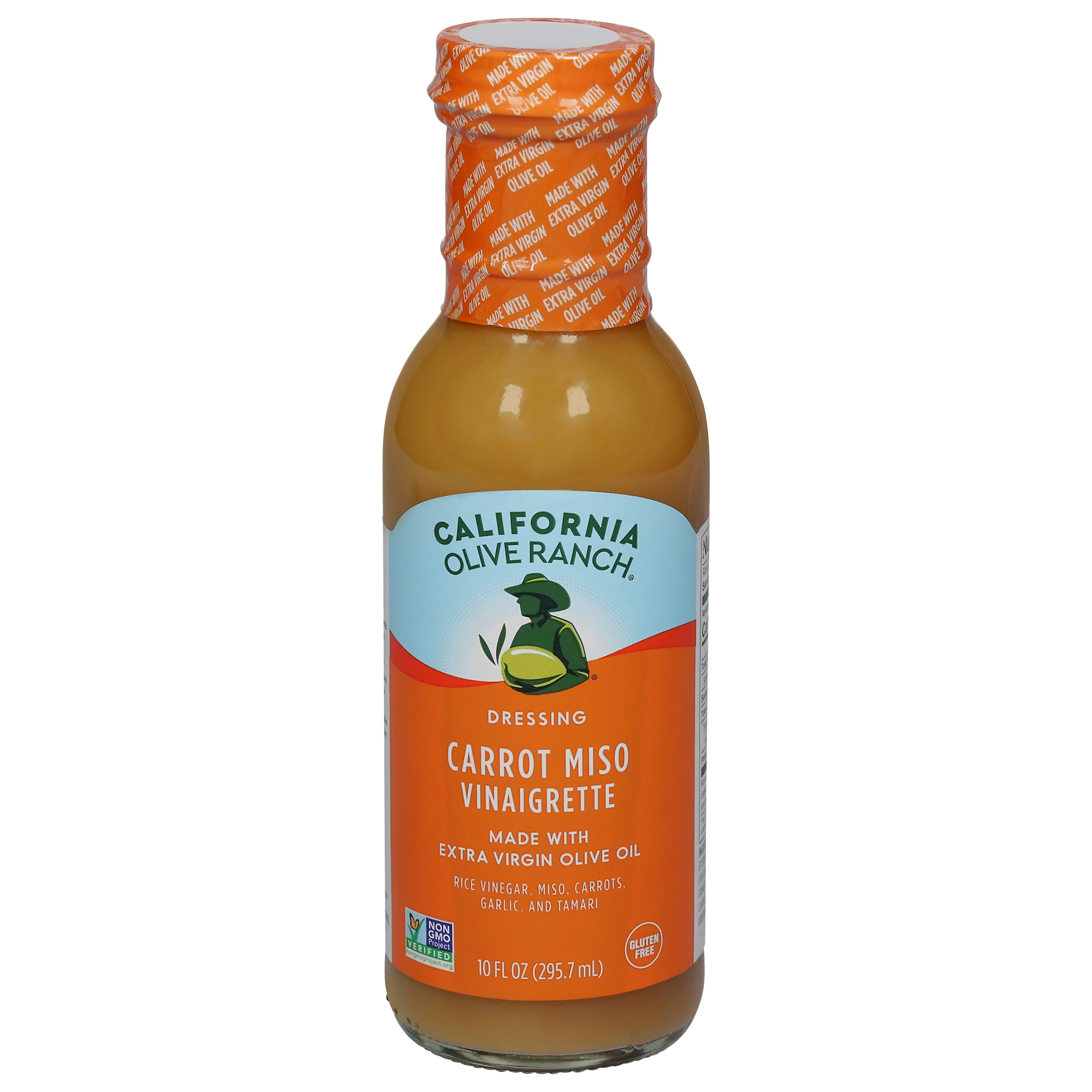 California Olive Ranch Carrot Miso Vinaigrette Dressing 10 fl oz (Pack ...