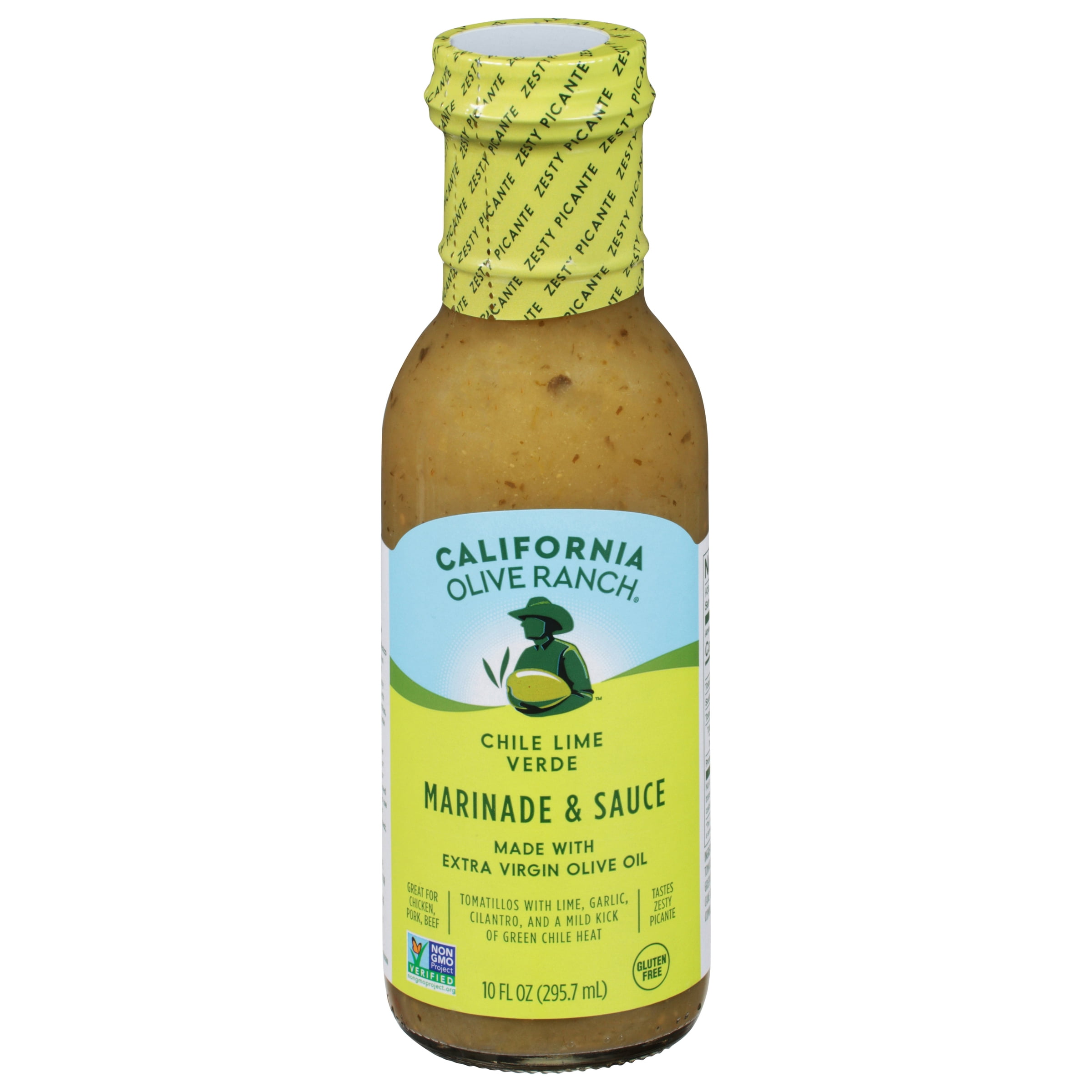 California Olive Ranch Chile Lime Verde Marinade & Sauce, 10 Fluid ...