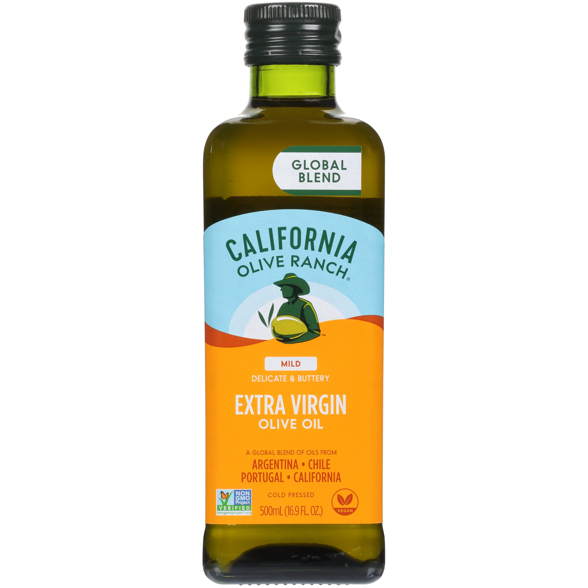 California Olive Ranch Global Blend Mild Extra Virgin Olive Oil, 16.9 ...