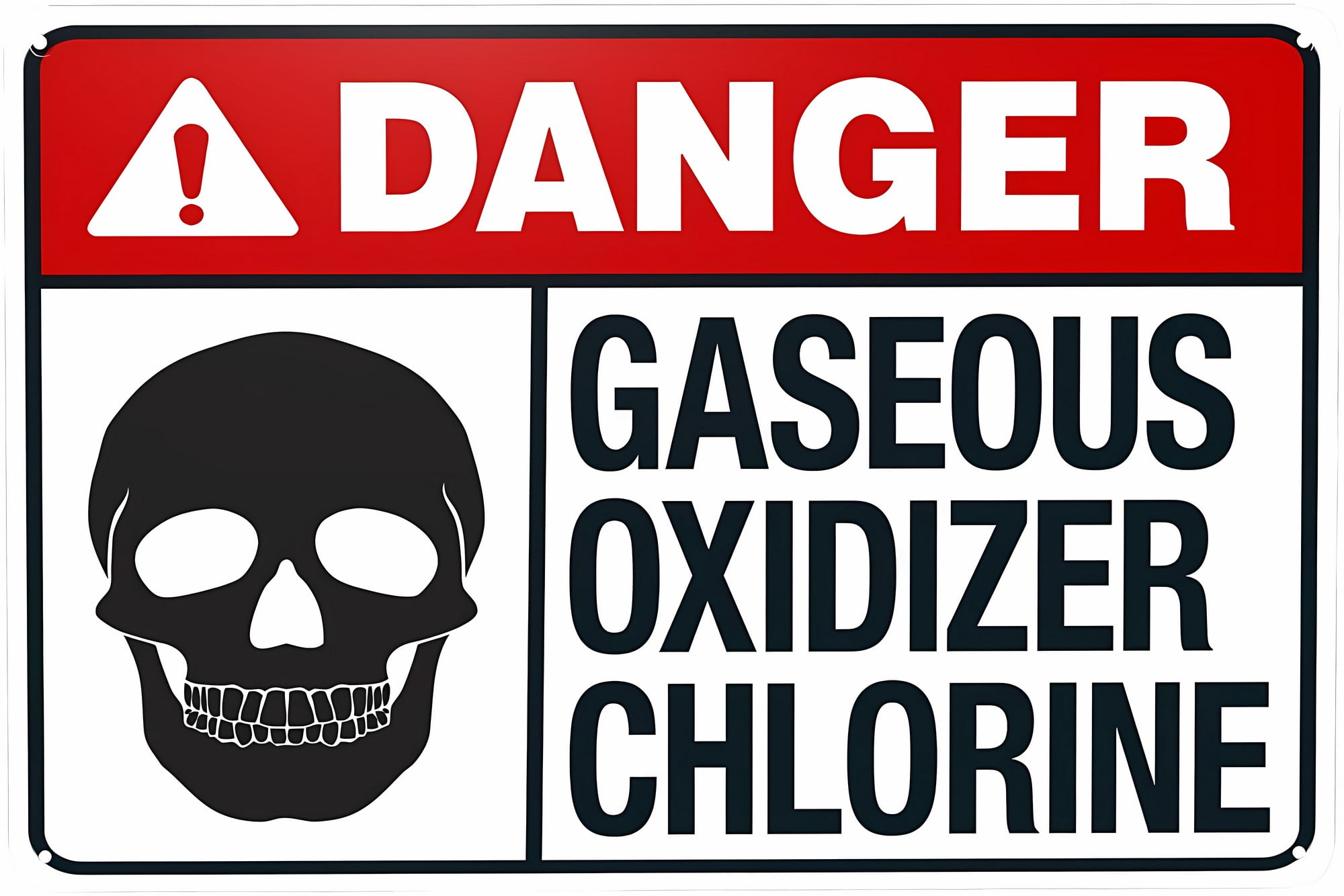 California Pool Chlorine Sign 8"x12" - Complies With State Of ...