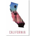 California Poster - Cali Wall Art Print - Usa Art Home Decor Vintage ...