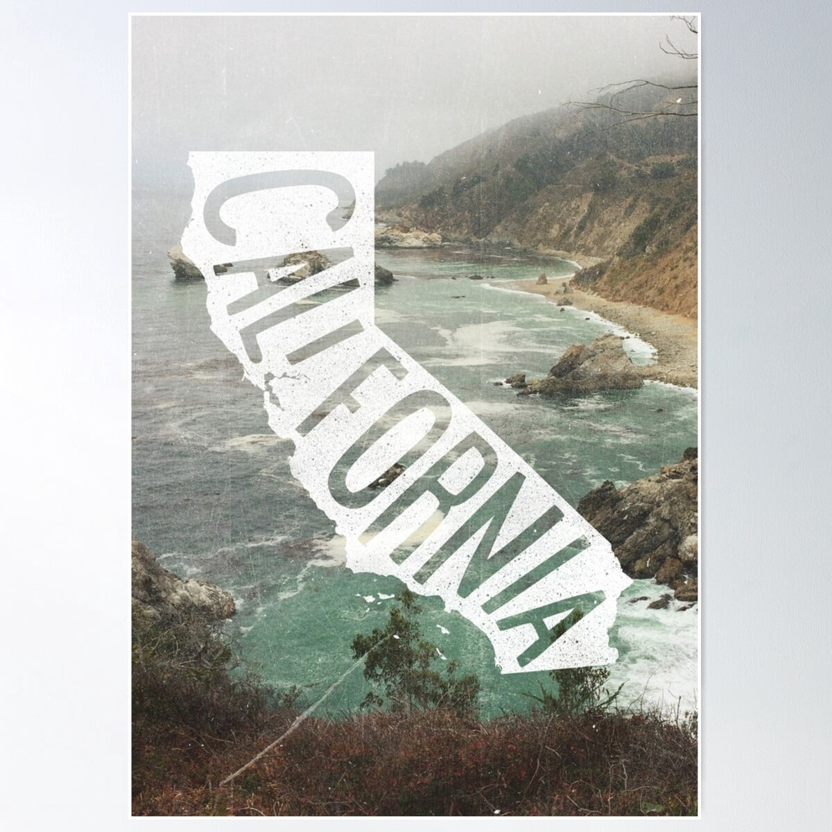 California Poster Wall Art, Modern Wall Decor For Living Room Bedroom ...