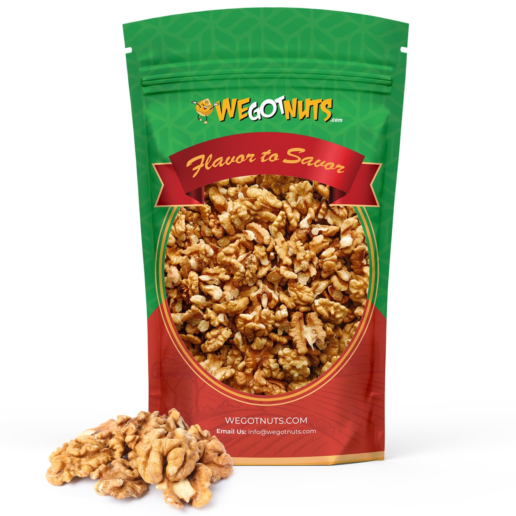 California Raw Walnuts- 4 Pounds, Resealable Package-Fresh, No Shell ...