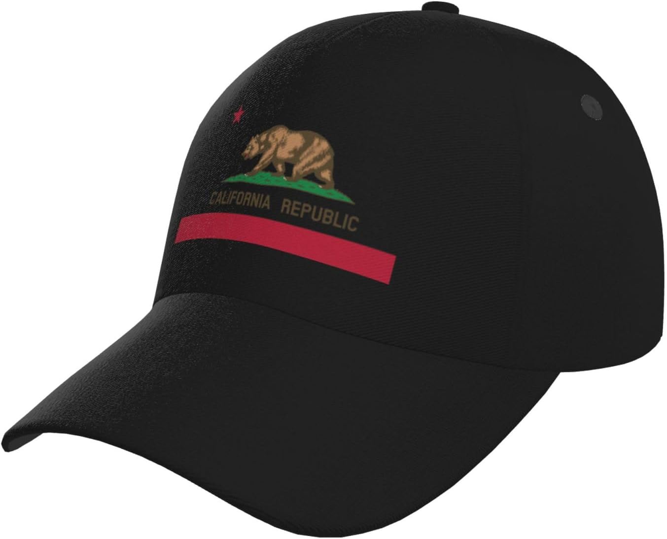California Republic Flag Baseball Cap Men Women - Adjustable Classic ...