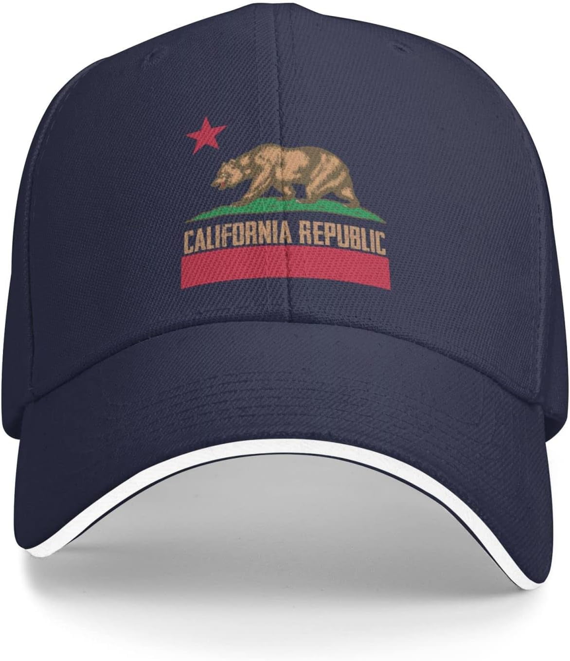 California Republic Gifts Trucker Hat Men BaseballCap Dad Hats Summer ...