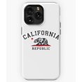 California Republic Minimalist Bear Flag State Graphic A832 Phone Case ...