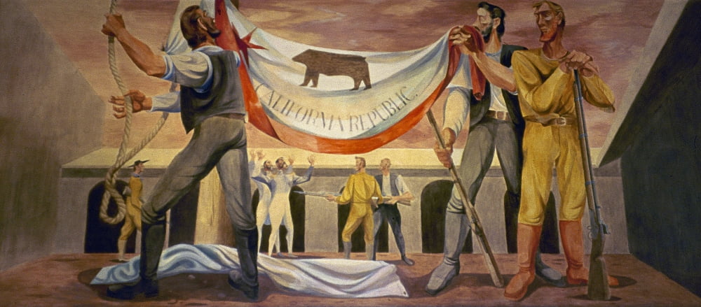 California Republic. /Nthe Bear Flag Of The California Republic Being ...