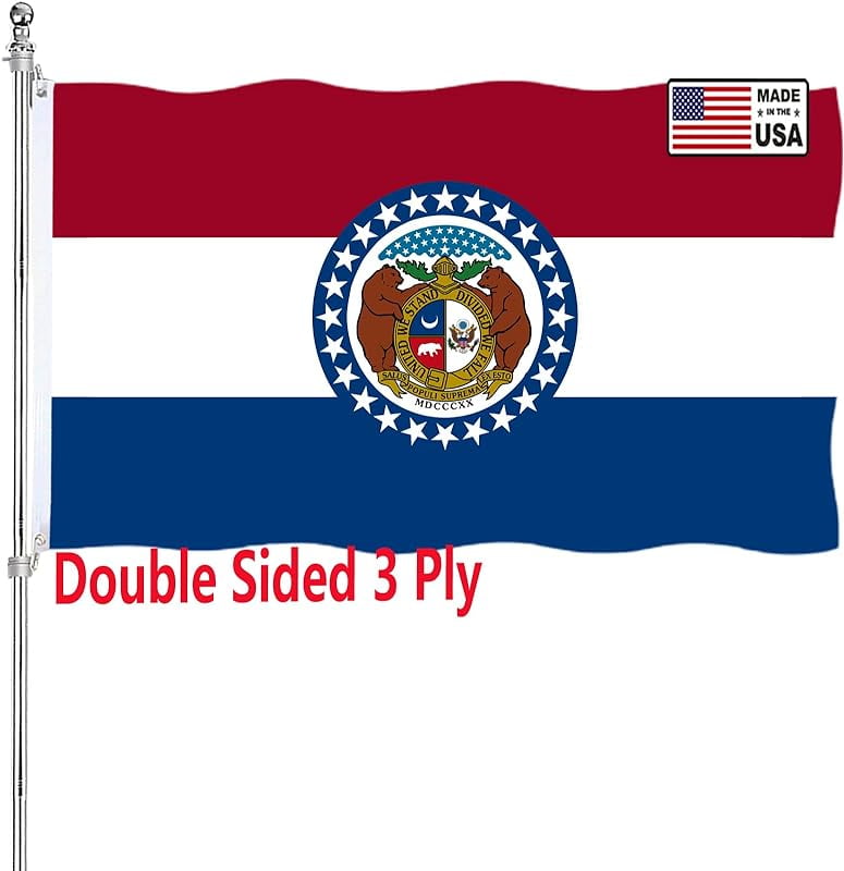 California Republic State Flag Double Sided 3x5 Outdoor Heavy Duty 3 ...