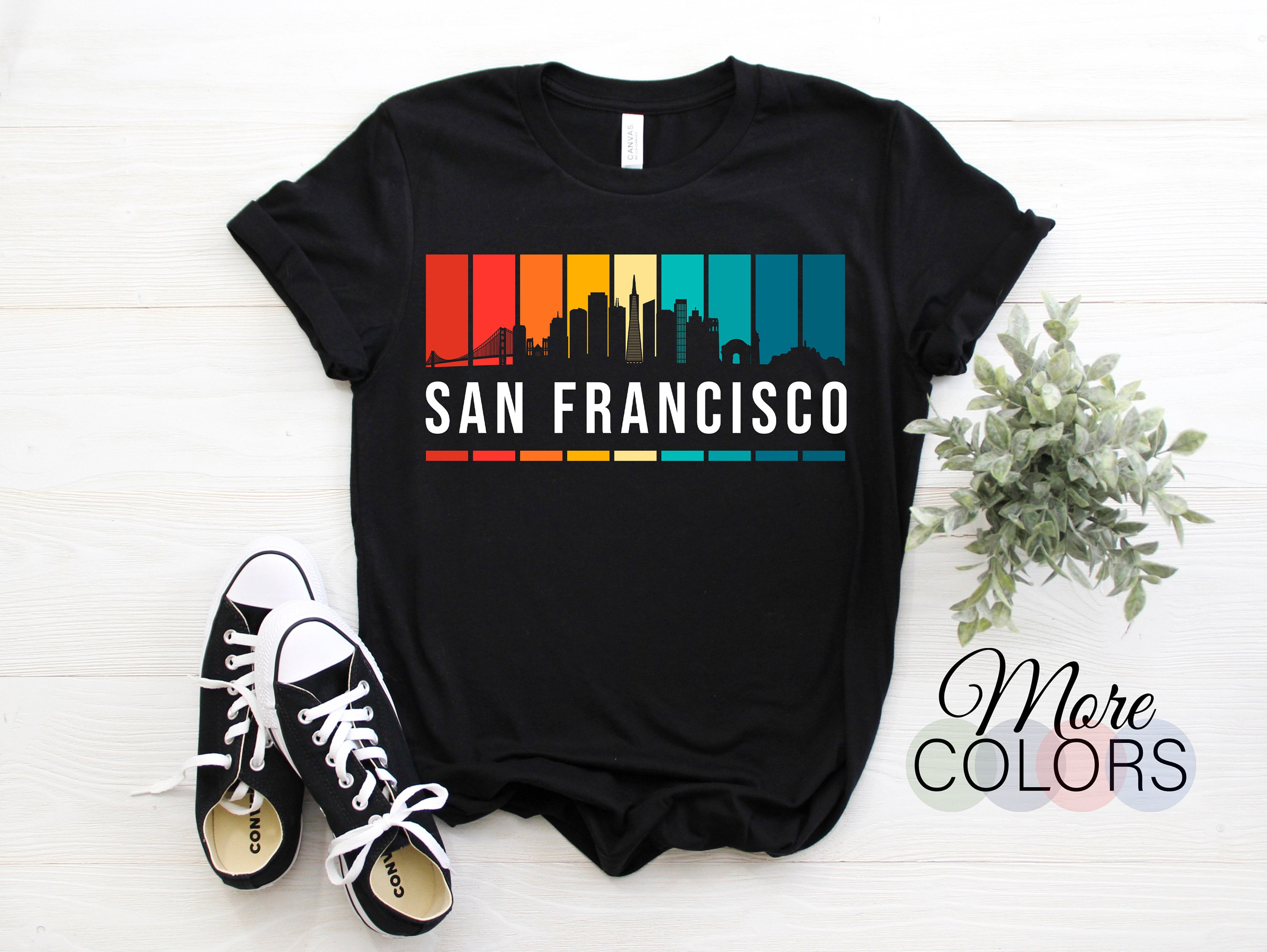 California San Francisco City Gift Golden Gate Bridge Souvenir SF T ...