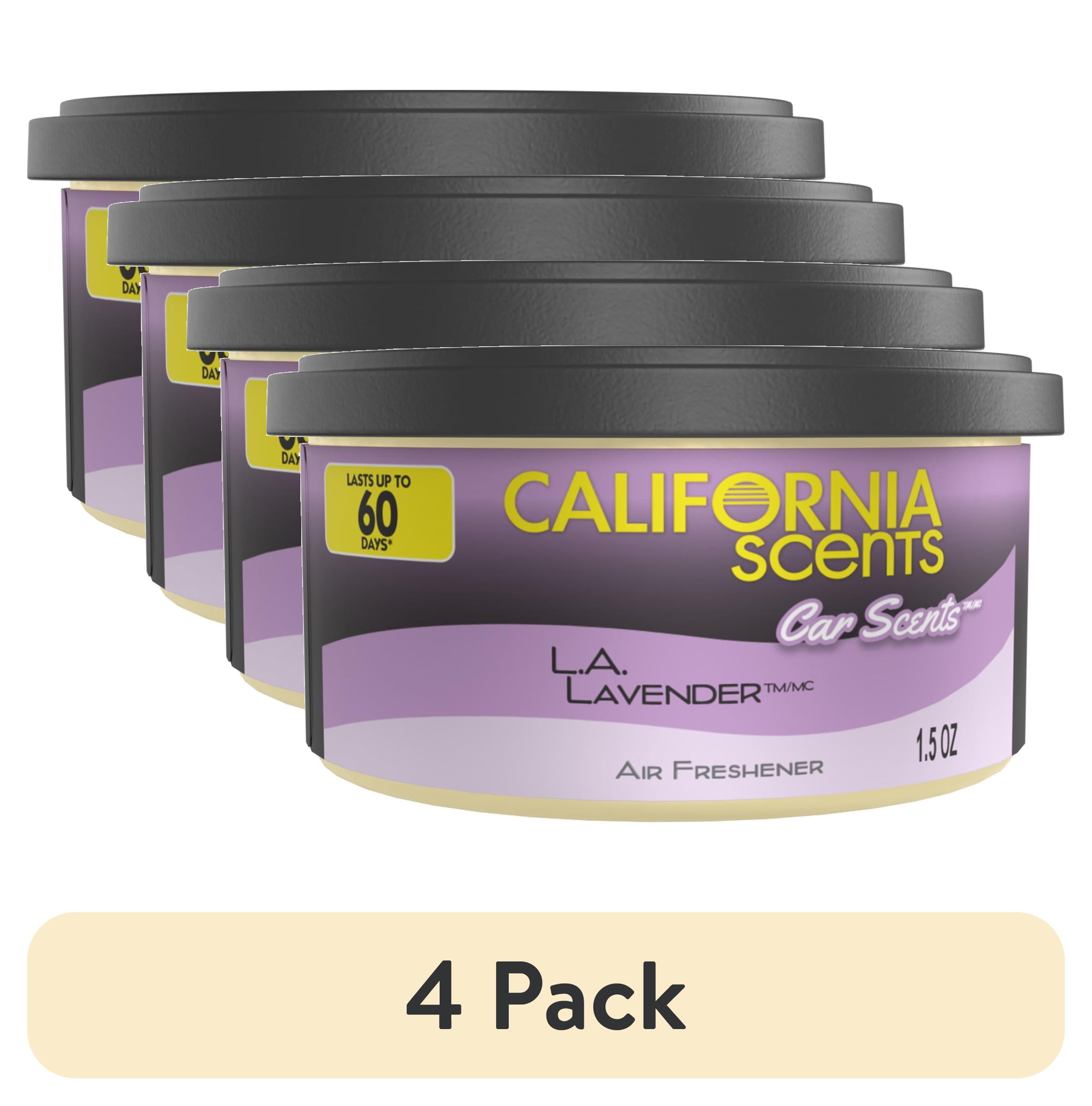 (4 pack) California Scents Can/Hidden Air Freshener (L.A. Lavender Scent, 1 Pack) - Walmart.com
