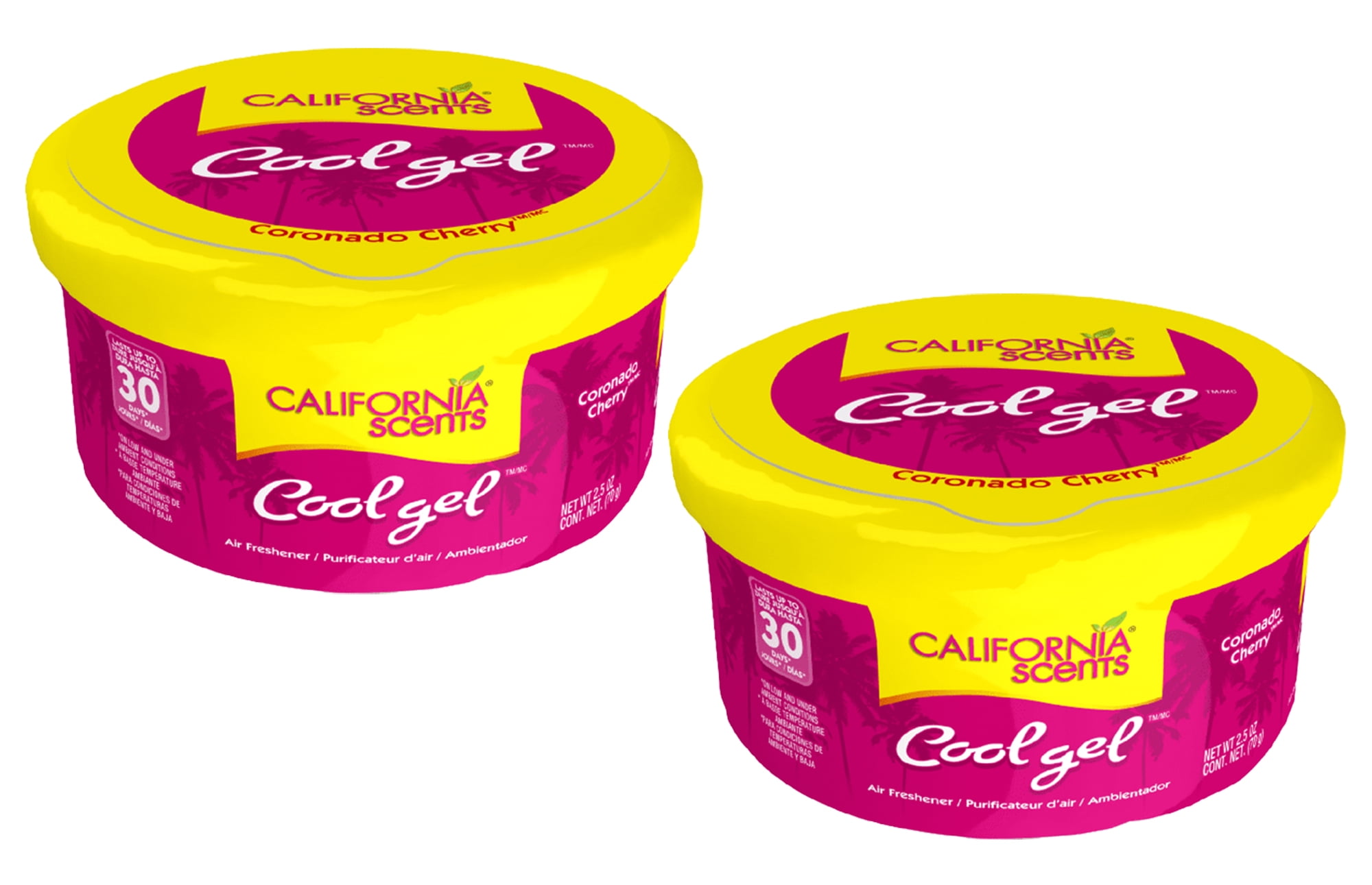 California Scents Cool Gel Coronado Cherry Scent - The Car Air ...